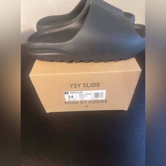adidas | Shoes | Adidas Yeezy Slide In Charcoal Yzy Slides Size 4mens ...